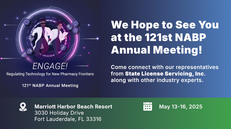 2025 NABP Conference - State License Servicing, Inc.
